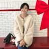 하트시그널 박지현 인스타그램 겨울 일상패션 시어링 무스탕 코트 이쁨 Vocavaca 보카바카 네이버 블로그